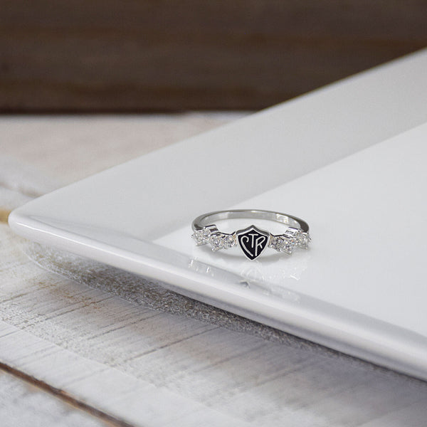 Aura CTR Ring in Sterling Silver | Latter-day Saints Jewelry | Choose ...